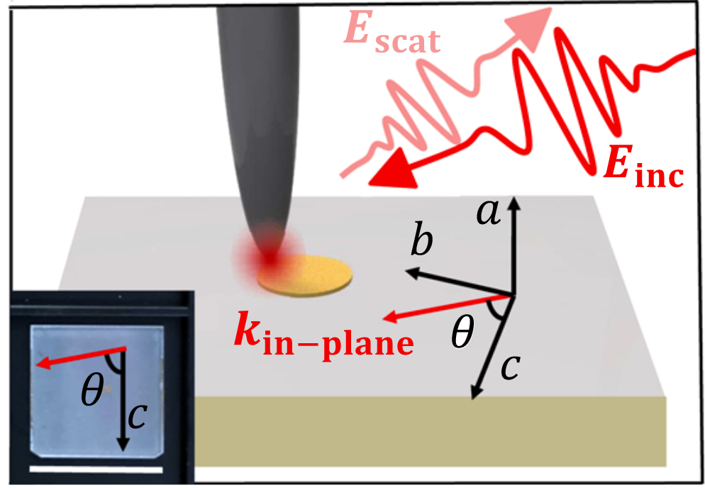 Probing subwavelength in-plane anisotropy with antenna-assisted ...